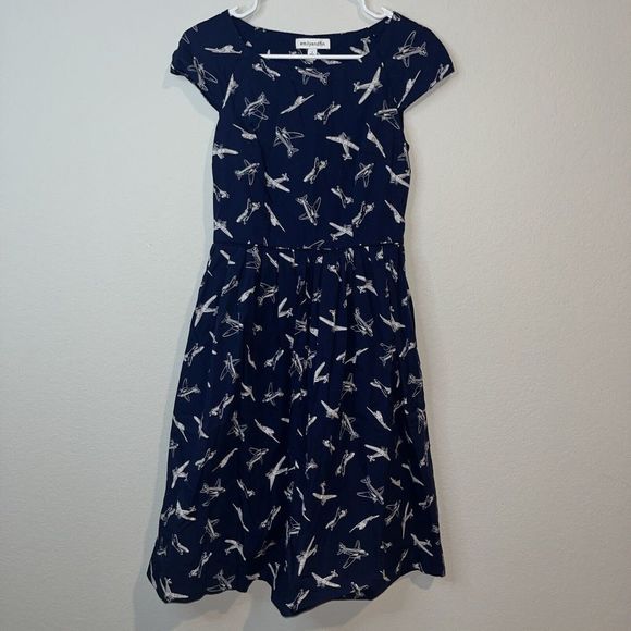 Emily And Fin | Dresses | Emily And Fin Modcloth Small Come Fly With Me ...